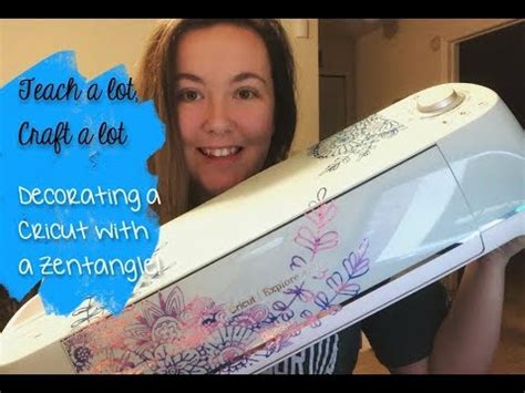 Ep3 Zentangle Cricut Decoration Youtube