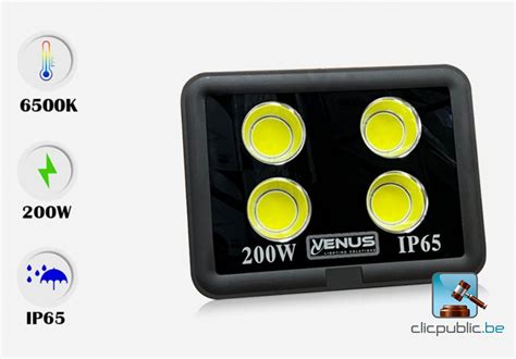 2 X Projecteur Led 200w 6500k Ip65 Clicpublic Be Les Ventes
