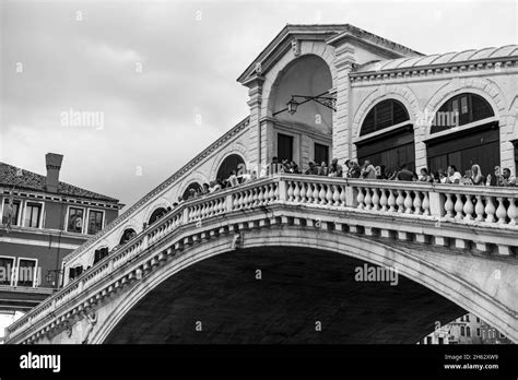 Rialto Bridge Ponte Di Rialto On The Grand Canal In Veniceitaly