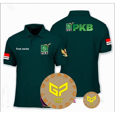 Jual Poloshirt Kaos Kerah Model Polo Partai Pkb Partai Kebangkitan