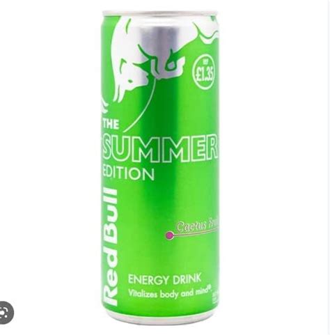 Red Bull Cactus Edition Energy Drink 24x250ml 250 Ml Pack Of 24