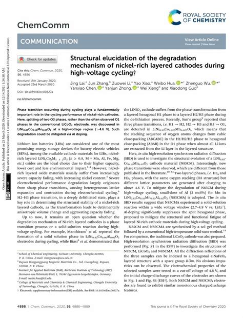 PDF Structural Elucidation Of The Degradation Mechanism Of DOKUMEN TIPS