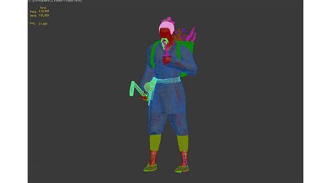 Chinese Character 3d Model By Huang9527