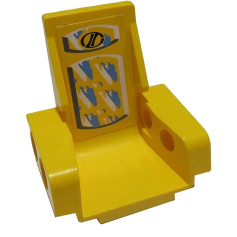 Lego Technic Seat 3 X 2 Base With Blue And White Splotches Sticker