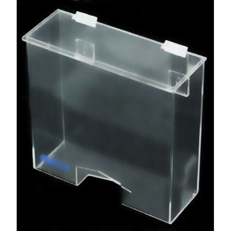 Clear Acrylic Hairnet Dispenser With Flat Hinged Lid And Bottom Opening