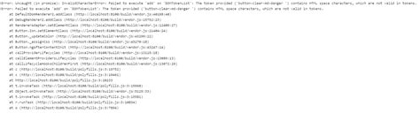Cordova Ionic Angular InvalidCharacterError Stack Overflow