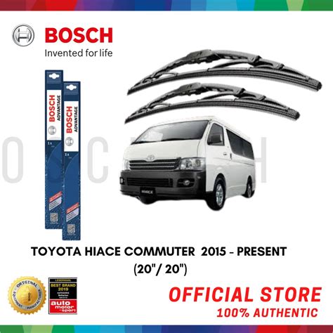 Bosch ADVANTAGE Wiper Blade Set For Toyota HIACE COMMUTER PRESENT Shopee