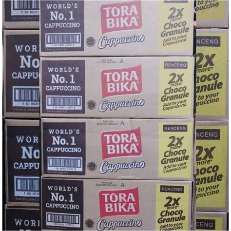 Jual Torabika Kopi Tora Bika Cappuccino 1 Dus Karton Isi 12 Renceng