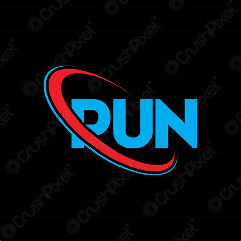 Pun Logo Pun Letter Pun Letter Logo Design Initials Pun Vector De Stock 5875133 Crushpixel