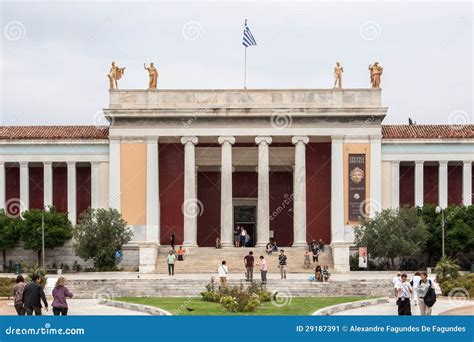 National Archaeological Museum Athens Greece Editorial Photo Image Of