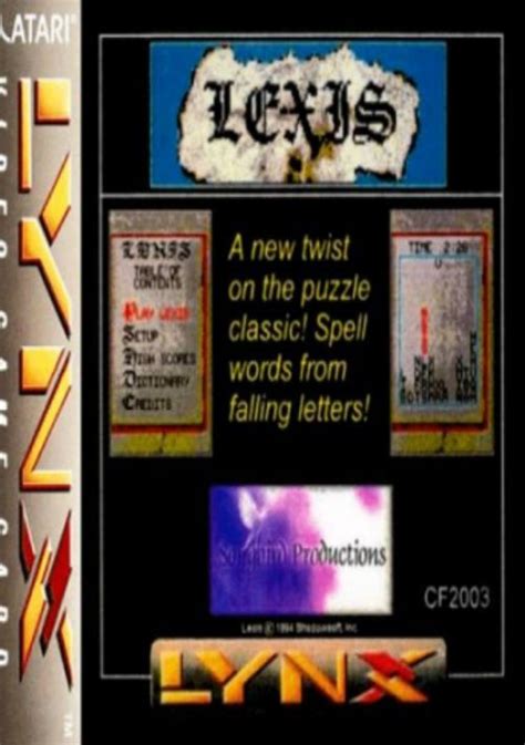 Lexis Rom Free Download For Atari Lynx Consoleroms