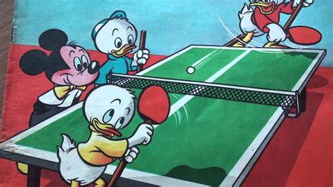 Table Tennis Comic Oing Pong With Mickey Tick Trick And Truck YouTube
