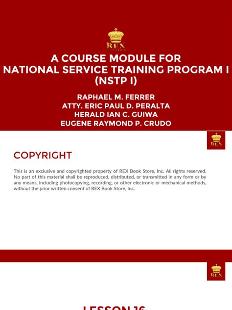 Nstp Lesson 16 1 Pdf Cognitive Science Cognition