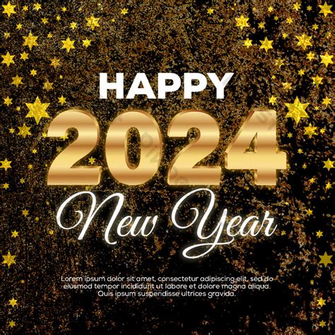 Happy New Year 2024 Welcome Post Psd Free Download Pikbest