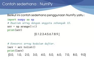 Introduction To NumPy PPT