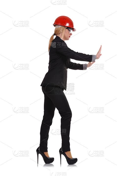 工程师 垂直画幅 美 建筑承包商 美人 套装 白人 经理 安全帽 建筑业