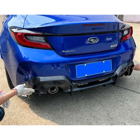 Trd Style Rear Bumper Diffuser Real Carbon Fiber For Toyota Brz Gr86