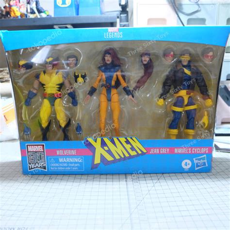Jual Marvel Legends X Men 3 Pack Cyclops Jean Grey Wolverine Love