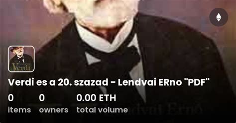 Verdi Es A 20 Szazad Lendvai Erno Pdf Collection Opensea
