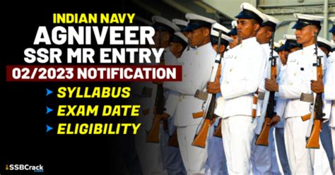 Indian Navy Agniveer Ssr Mr Entry 2023 Notification Syllabus Exam