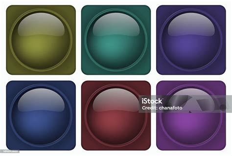 Button Shiny Stock Illustration Download Image Now 2015 Blank