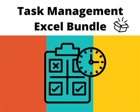 Task Management Excel Templates Bundle Discount Schedule And Organize With Task Management Tools