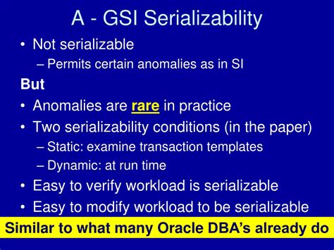 ppt database replication using generalized snapshot isolation