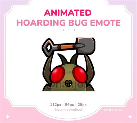 Lethal Company ANIMATED BUG SHOVEL Emote Yippee Bug Hoarding Bug