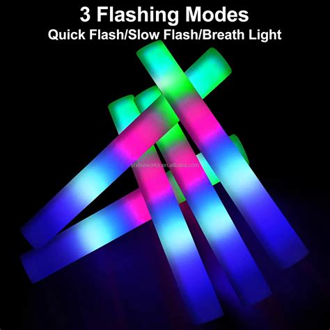 3 Modes Flashing Led Light Sticks For Parties And Events