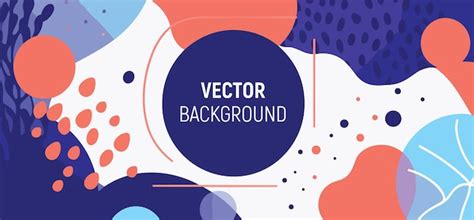 Premium Vector Abstract Background With Colorful Liquid Shapes And