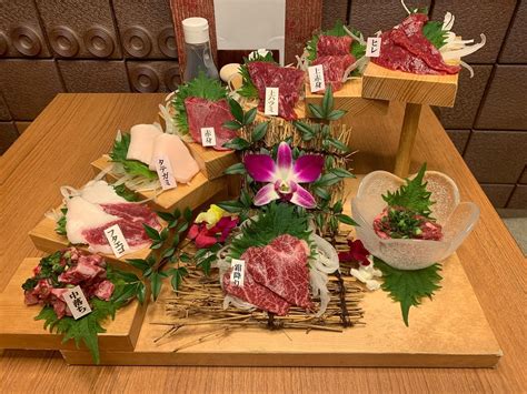 馬刺し9段盛り 公式馬菜 銀座本店