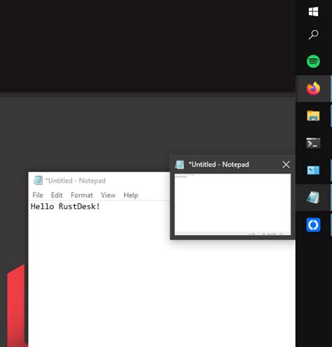 Privacy Screen Is Hidden When Peeking Applications From Taskbar In