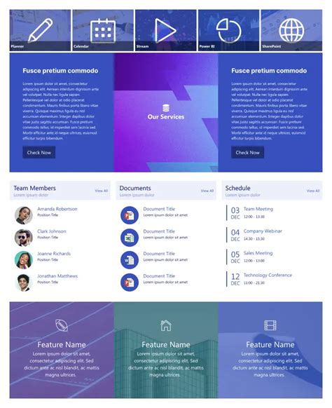 5 modern sharepoint intranet designs
