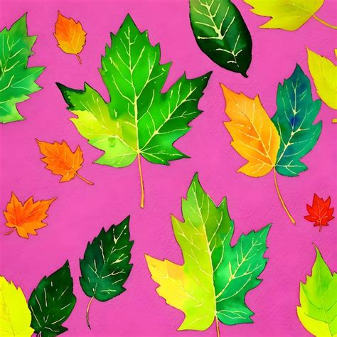 Green Leaves Pink Background At Frank Dugas Blog