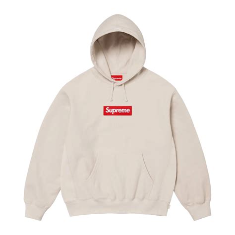 Supreme Box Logo Hooded Sweatshirt Fw24 Stone Supreme Kershkicks