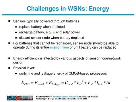 Ppt Chapter 1 Motivation For A Network Of Wireless Sensor Nodes