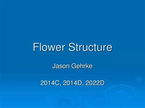 Ppt Flower Structure Powerpoint Presentation Free Download Id336595