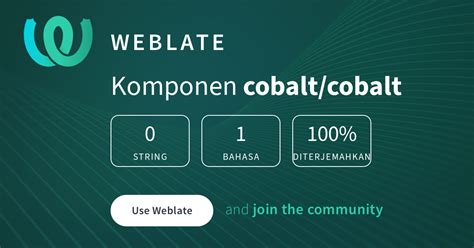 Cobaltcobalt — Indonesian Weblate