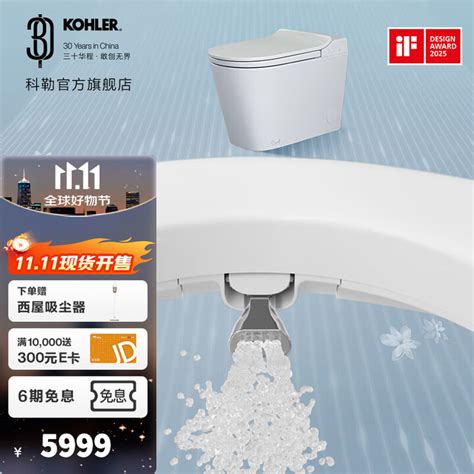 科勒（kohler）星逸智能马桶厕所智能坐便器卫生间一体机马桶全家座 St30全家座品牌旗舰妇洗版白色 400坑距适用390 445mm【图片 价格 品牌 报价】 京东