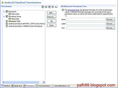 PAFH99 3 2 Programación en Android El archivo AndroidManifest parte 2