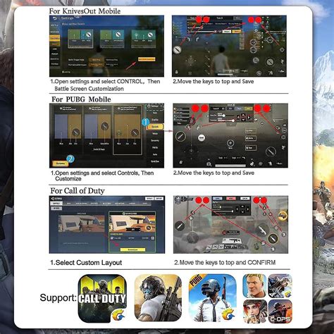 6 Trigger Pubg Mobile Controllermobile Game Controller For Pubg With 6