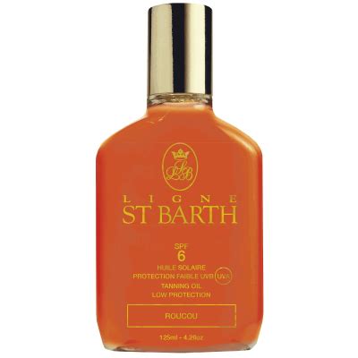 Масло Помадного Дерева SPF 6 St Barth Roucou Tanning Oil Low Protection ...