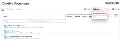 Managing Permissions For Folders And Files Srs Acquiom Support