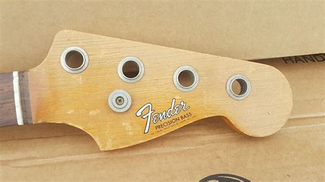 1966 Fender Precision Bass Neck Usa Reverb
