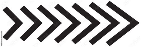 Arrow Dynamic Symbol Speed Fast Arrows Symbols Set Arrow Dynamic Elements Isolated On White