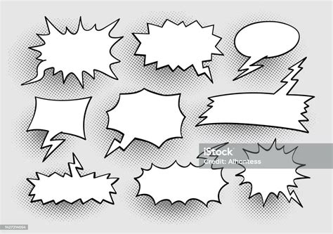 세트마다 언어 비눗방울 개체 그룹에 대한 스톡 벡터 아트 및 기타 이미지 개체 그룹 그림자 기이함 Istock