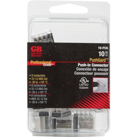 Gardner Bender Pushgard 8 Port 600v Push In Connector 10 Pack Do It Best Barbados