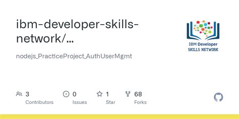 Github Ibm Developer Skills Network Nodejs Practiceproject