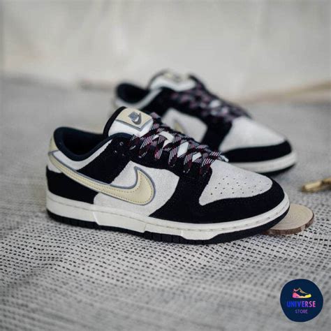 ของแท้ ส่งไว จากไทย Nike Dunk Low Lx Black Suede Th