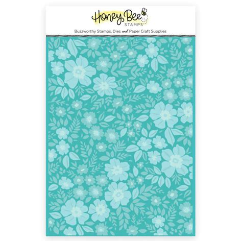 Honey Bee Stamps Spring Medley 3d Embossing Folder Australia